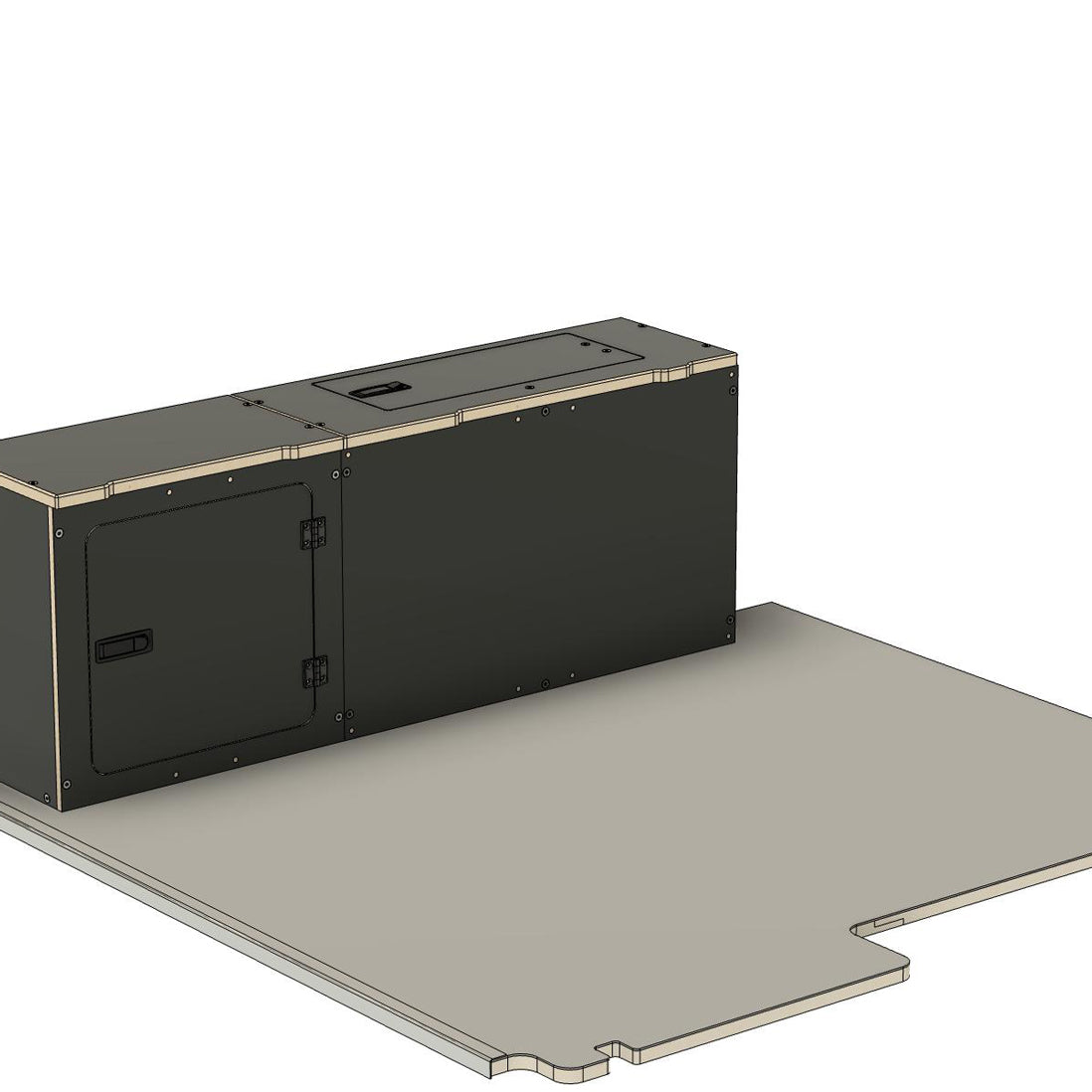 Alu-Cab - Vecel Camper System - Mid Size Camper System - Front Utility ...