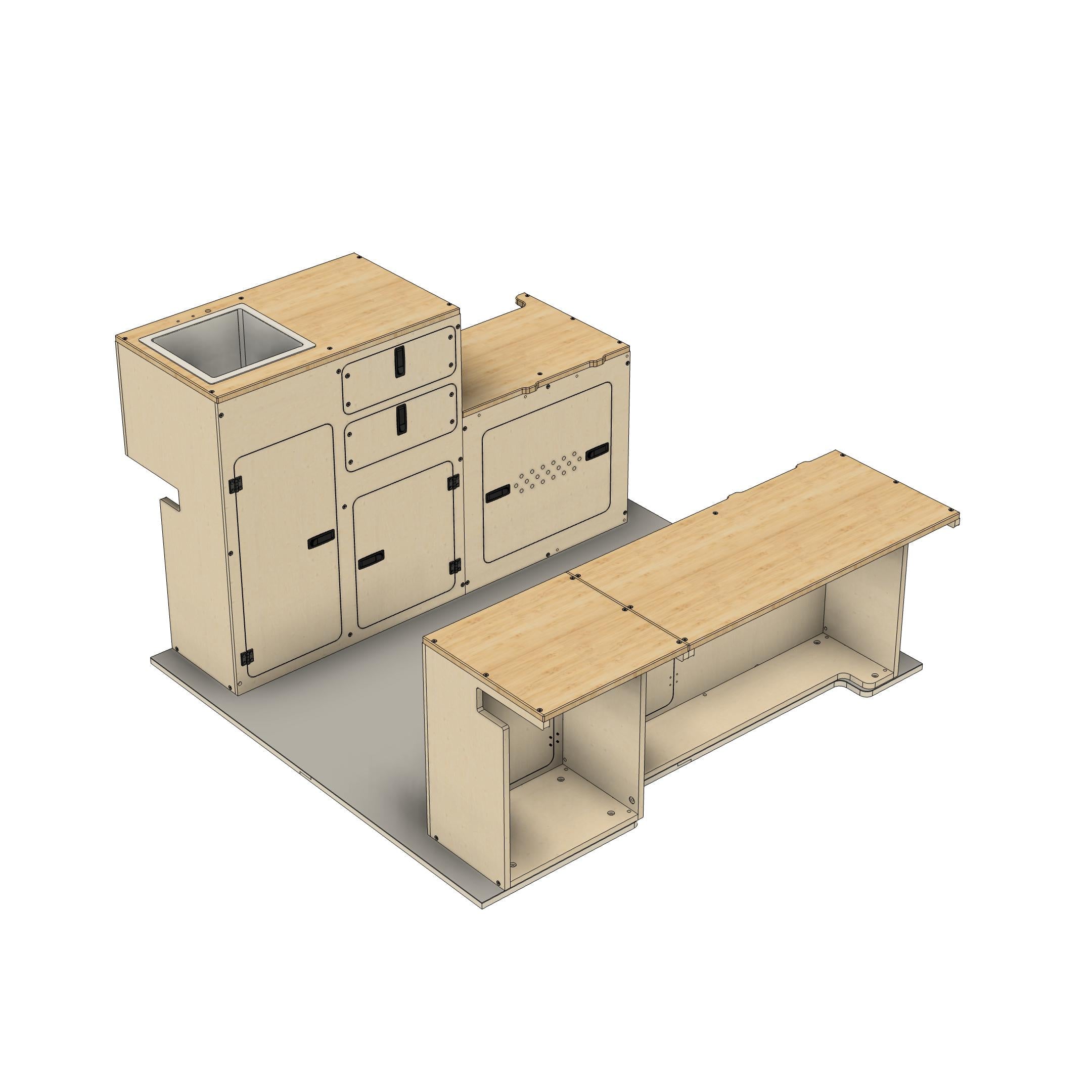 FWC Project M - Vecel Camper System - Apex A - Toyota Tacoma (2024-PRE ...